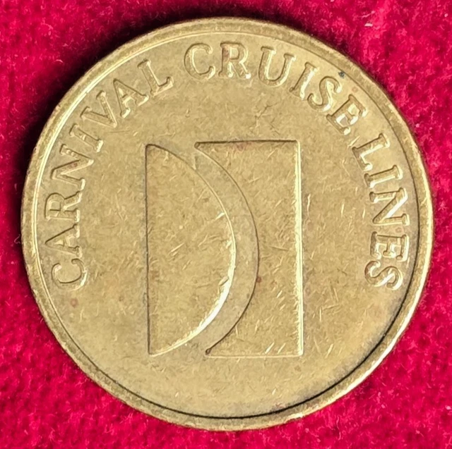 CARNIVAL CRUISE LINES Arcade Token – 25 Value – Video Game Coin – Ship ...