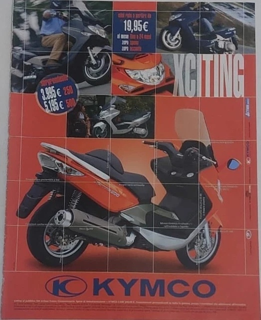 ADVERT PUBBLICITÀ 2006 KIMCO XCITING 250 500 EUR 4,99 - PicClick IT