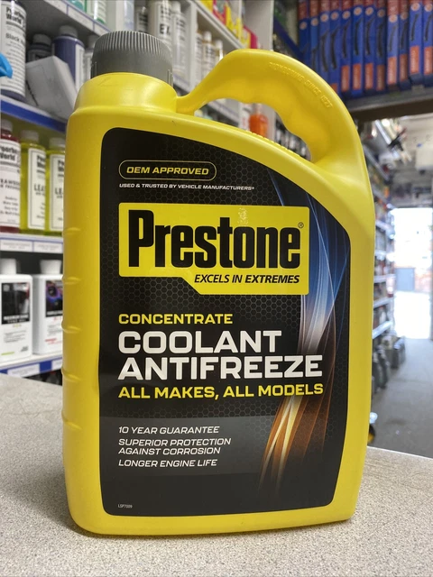 PRESTONE CONCENTRATE UNIVERSAL Coolant Antifreeze 4 Litres PAFR0045A £ ...