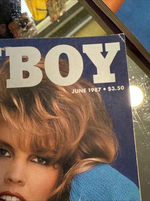 PLAYBOY MAGAZINE JUNE 1987 Vintage Donna Edmondson Michael J Fox £17.99 ...