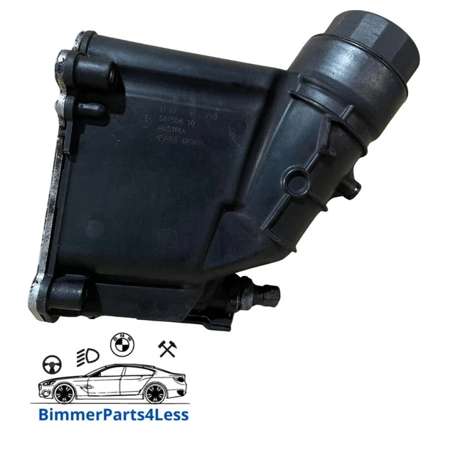 BMW E87 E90 E91 E92 E60 E61 E84 2.0d N47 OIL FILTER COOLER & HOUSING ...