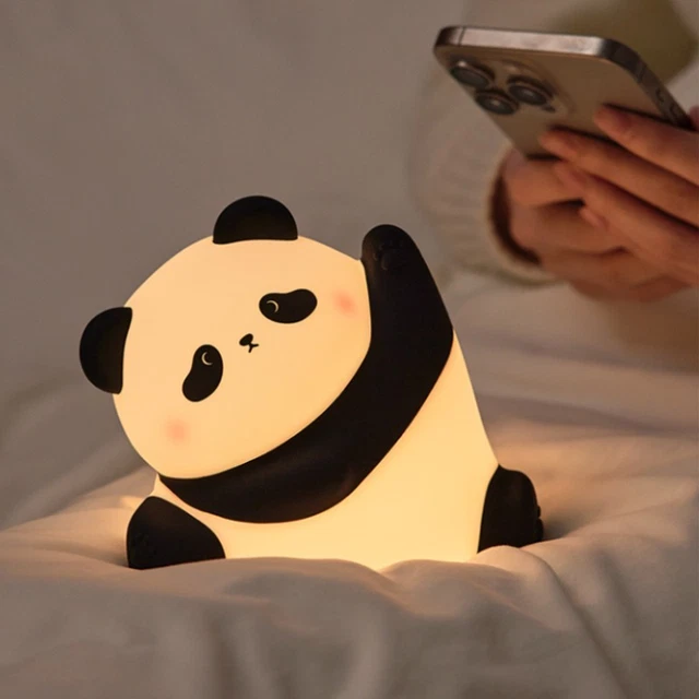 PANDA LED CARTOON Night Light Home Decor Table Lamp For Bedroom Child ...