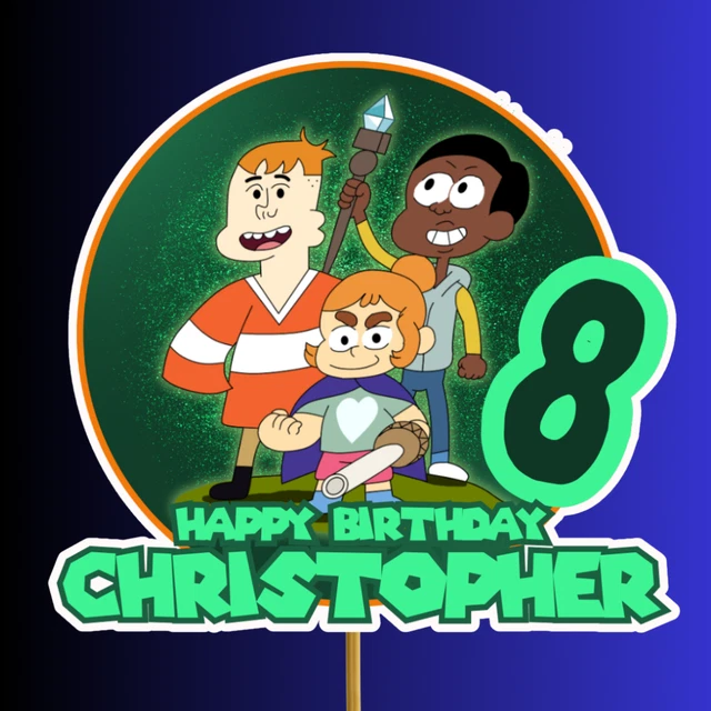 CRAIG OF THE Creek happy birthday cake topper any name any age any ...