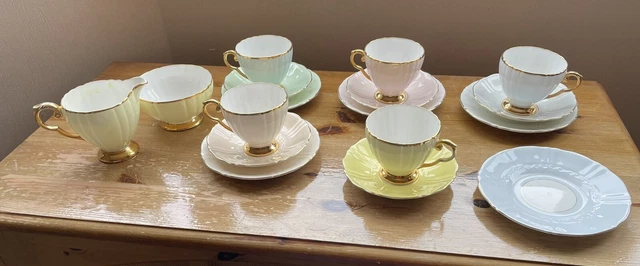 ROYAL GRAFTON PASTEL Tea Set £35.00 - PicClick UK