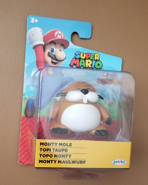 SUPER MARIO BROS Monty Mole 2.5" figure EUR 34,15 - PicClick FR