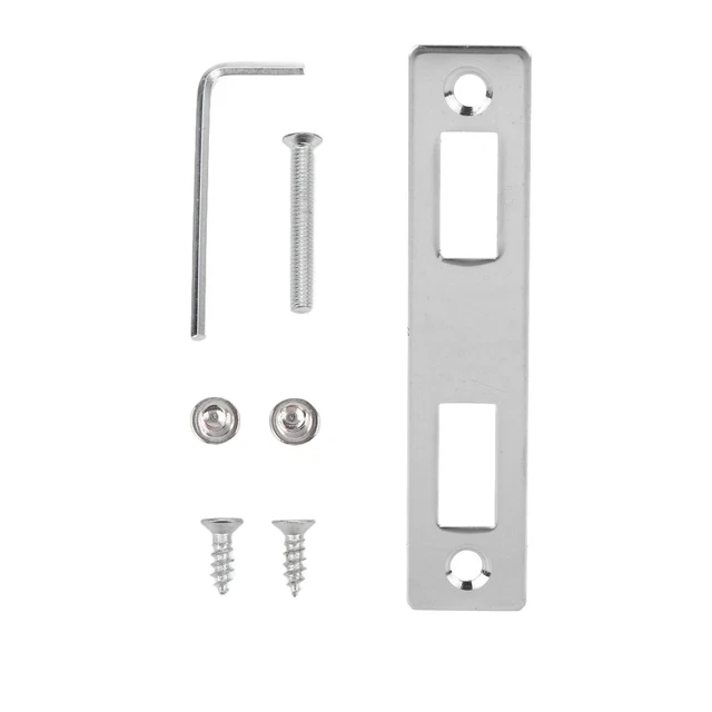 SINGLE GLASS DOOR Lock 10‑12mm Push Glass Door Lock Antitheft Stainless ...