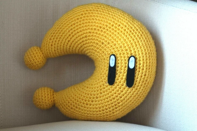 SUPER MARIO ODYSSEY Power Moon Plush Amigurumi | Nintendo Video Game ...