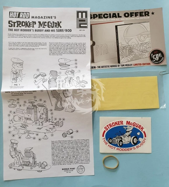 PLASTIKMODELL STROKER MCGURK Surf Rod, MPC MPC873, Maßstab 1/6 EUR 42 ...