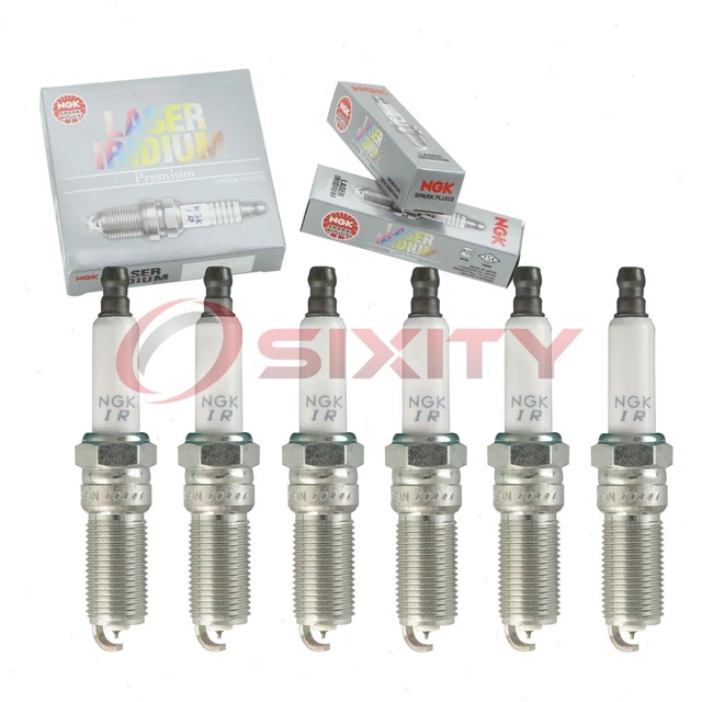 6 PC NGK Laser Iridium Spark Plugs for 2005-2009 Saab 9-7x 4.2L L6 ...