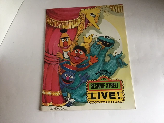 VINTAGE SESAME STREET Live Program & Activity Book £7.96 - PicClick UK