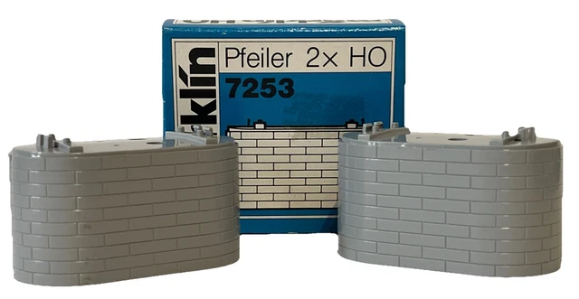 VINTAGE MARKLIN HO GAUGE 7253 x2 PILLAR FOR SUPPORTING BRIDGES UNUSED ...