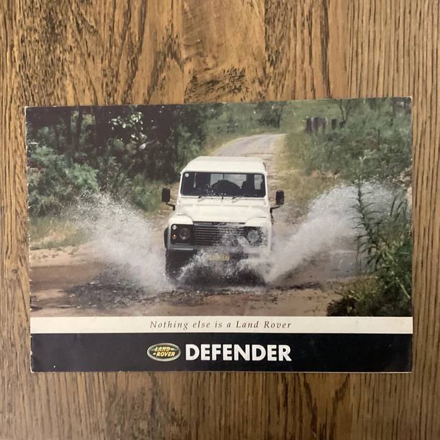 1993 LAND ROVER Defender 90 110 130 Australia Brochure Rare EUR 15,12 - PicClick FR