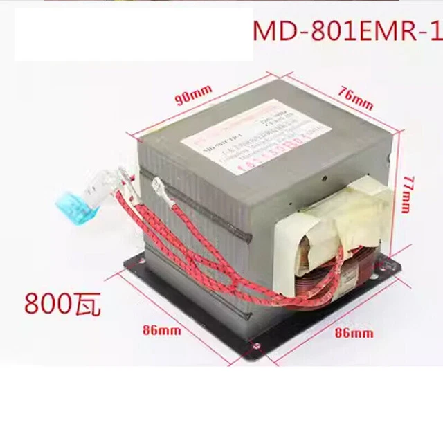 NEW MIDEA Oven Transformer 800W Model MD-801EMR-1 CMR FTR Can 701 #W3 ...