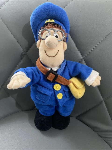 POSTMAN PAT BEANIE Plush Soft Toy 9” Vintage 2003 Teddy Born To Play ...