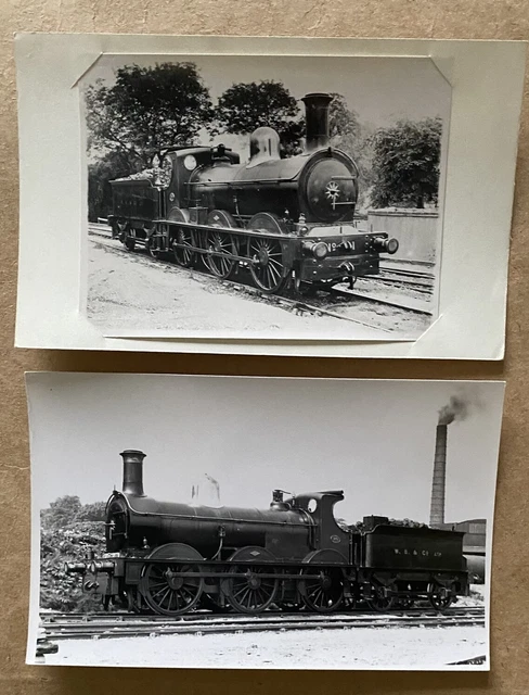 2 VINTAGE PHOTOS William Baird, Gartsherrie Dübs 0-6-0 Industrial Loco ...