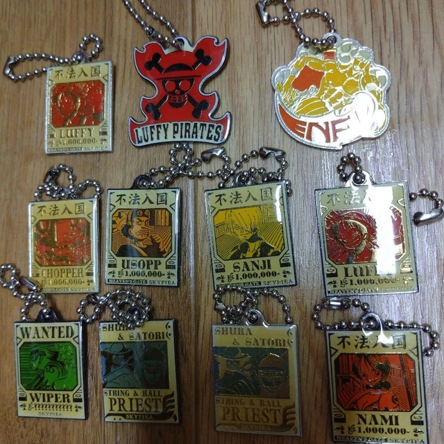 JAPANESE ONE PIECE wanted key chain bulk sale difficult to obtain ...