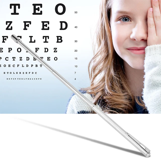 VISION TEST POINTER Stick Portable Telescopic Stainless Steel Indicator ...