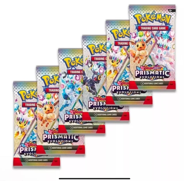 POKÉMON TCG 1 X Prismatic Evolutions Booster Pack 💎 £8.99 - PicClick UK
