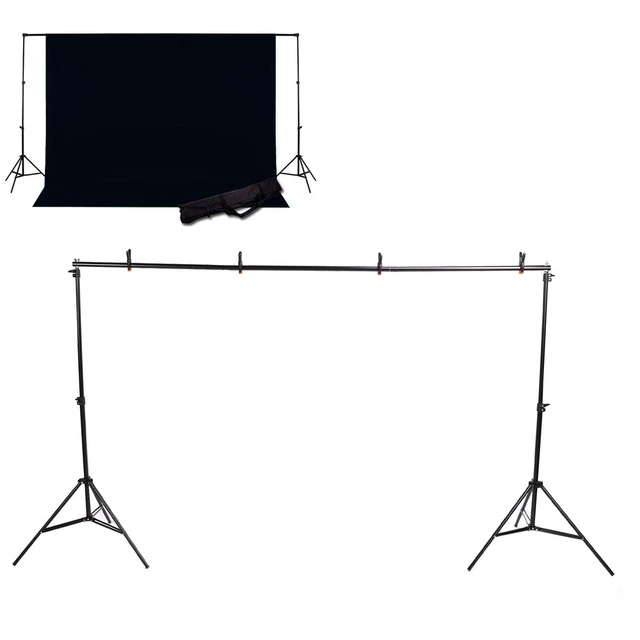 BACKDROP STAND KIT Aluminum Alloy Support System For Studio Photography ...