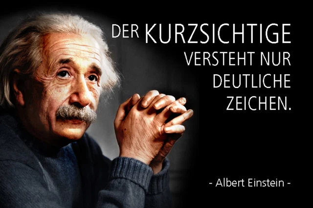 ALBERT EINSTEIN KURZSICHTIGE Pancarte en Tôle Signe Métal Voûté 20 X 30 ...