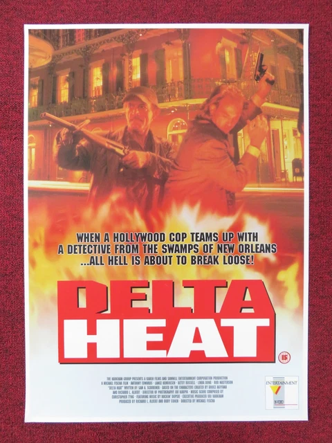 DELTA HEAT VHS Poster Rolled Anthony Edwards Lance Henriksen 1992 £14. ...