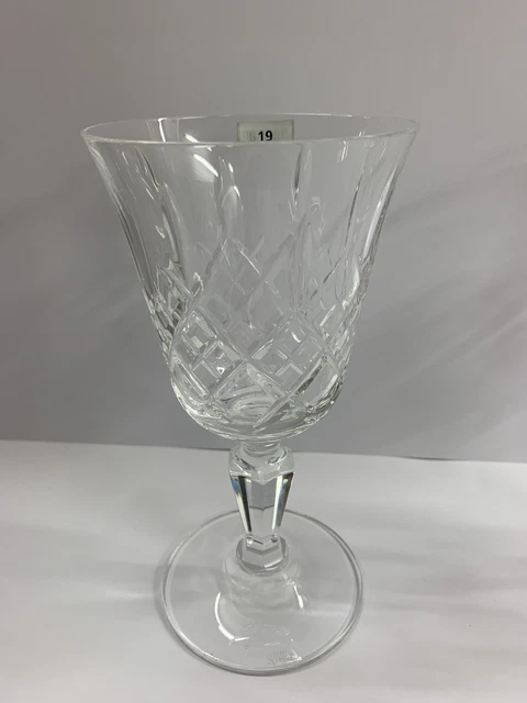 STUART CRYSTAL CUT Glass Wine Glasses 16.5cm Tall Chester x 2 £29.81 ...