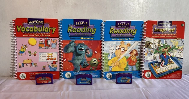 LEAPFROG READING DISNEY Monsters Inc, Richard Scarry, Arthur, Pre-k ...