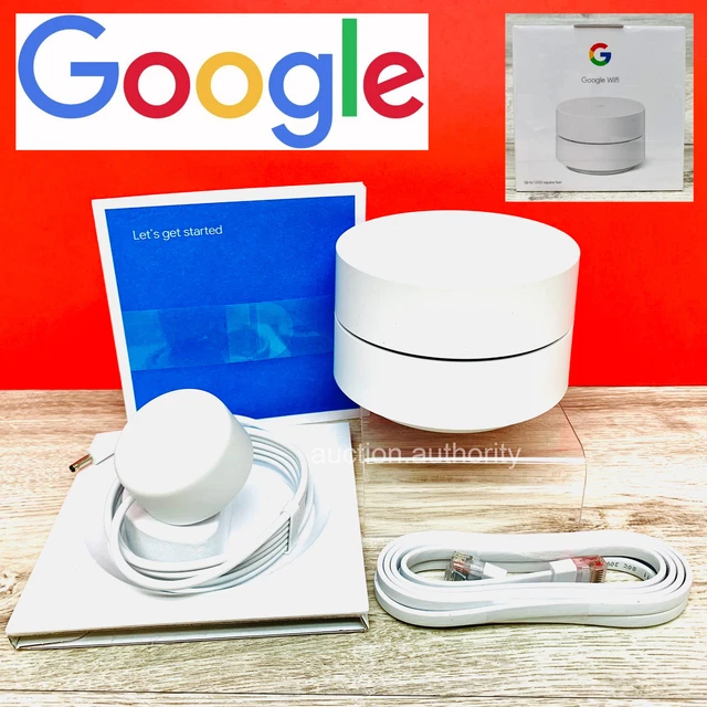 NEW GOOGLE WHOLE Home Dual Band WiFi Mesh System AC1200 Extender Point ...