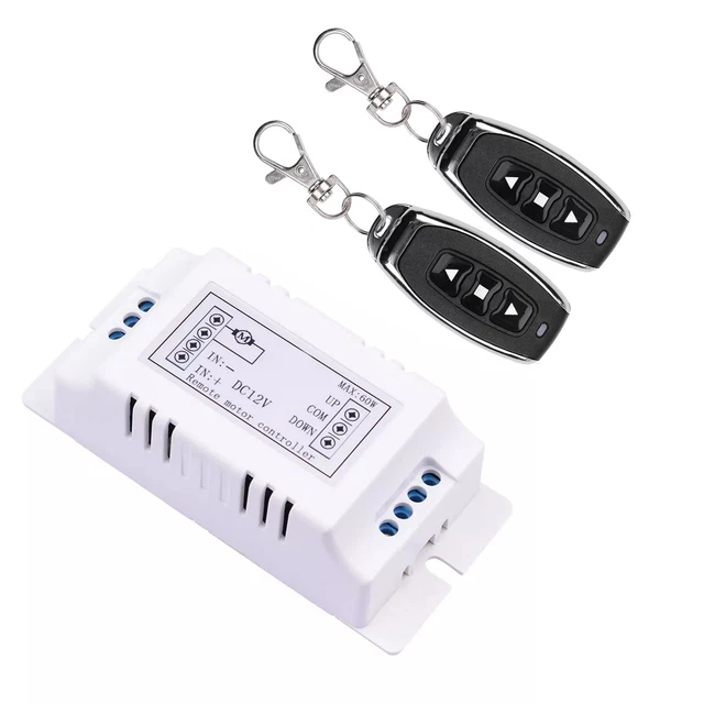 RF433MHZ MOTOR WIRELESS Remote 12V Switch 2 Channel Universal 433mhz £ ...