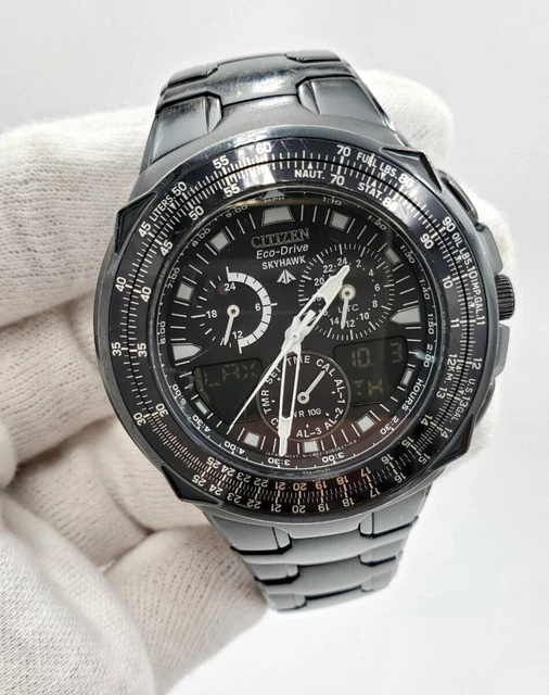 CITIZEN VINTAGE PROMASTER Skyhawk Digital-Analog Solar JR3159-53E ...