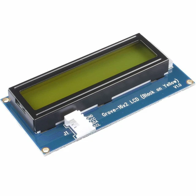 AFFICHAGE LCD 16X2 Seeed Studio Grove, écran LCD, noir/jaune pour ...