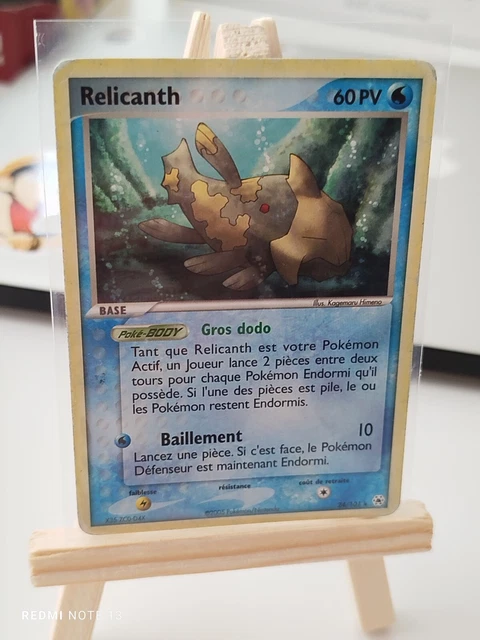 CARTE POKÉMON- RELICANTH 24/101 - RARE - Ex Légendes oubliées - BLOC EX ...