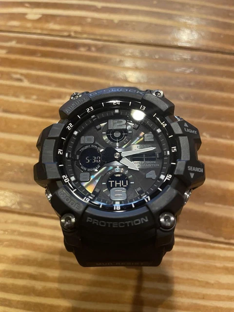 CASIO G-SHOCK MUDMASTER GWG-1000-1AJF Radio Tough Solar Black Japan Used £186.45 - PicClick UK