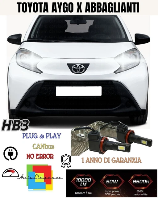 KIT FULL LED H11 Route Toyota Aygo X 6000K Blanc Canbus 6400 Lumen EUR ...