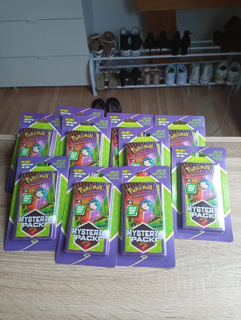 LOT 10X POKEMON Gym Challenge Hanger Mystery Pack Chase Walgreens EUR ...