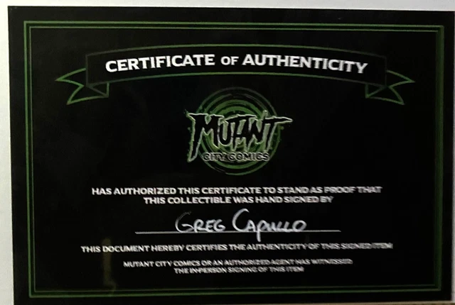 🔥~IMAGE~SPAWN #41~🔥~GREG CAPULLO~🔥~TRADE VARIANT~🔥~SIGNED w/COA~🔥 £29. ...
