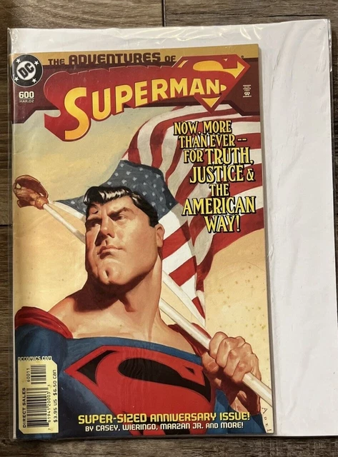 LE AVVENTURE DI Superman Super Sized Anniversary Issue #600 DC COMIC ...