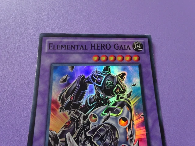 YU-GI-OH! ELEMENTAL HERO Gaia - CT08-EN011 - Super Rare Limited Edition EUR 11,39 - PicClick IT