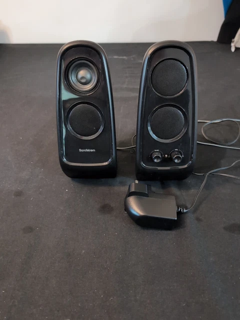 SANDSTROM 2.0 WIRELESS Speakers. Black. Bluetooth £10.00 - PicClick UK