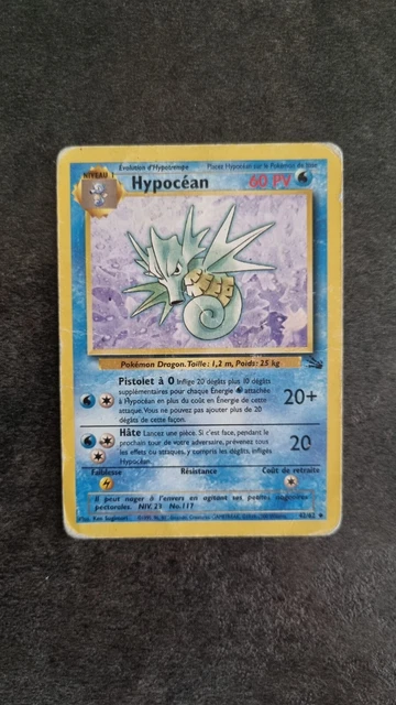 CARTE POKÉMON HYPOCÉAN 42/62 EDITION 2 ED2 Fossile VF FR EUR 5,00 ...