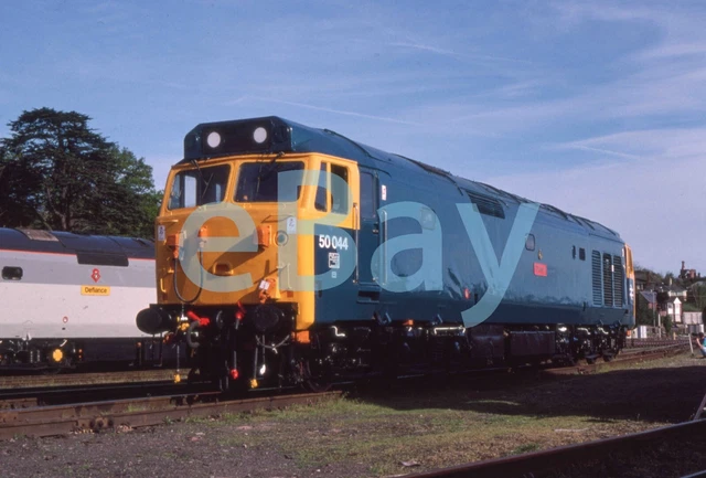 35MM RAILWAY SLIDE of Class 50 50044 @ Exeter Riverside Copyright to ...