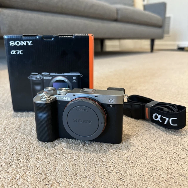 SONY ALPHA A7C 24.2MP Mirrorless Full Frame Digital Camera -Silver ...