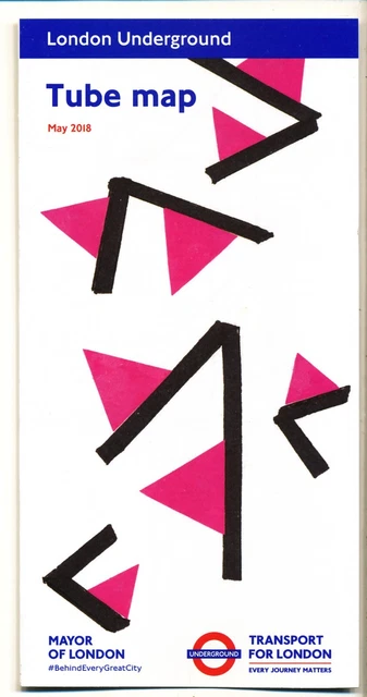 LONDON UNDERGROUND TUBE MAP MAY 2018 Station Index,Transport,Journey ...