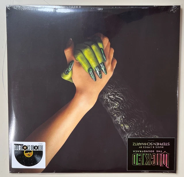 WICKED: THE SOUNDTRACK [GREEN & PINK GLITTER] 2025 RSD Exclusive Vinyl ...