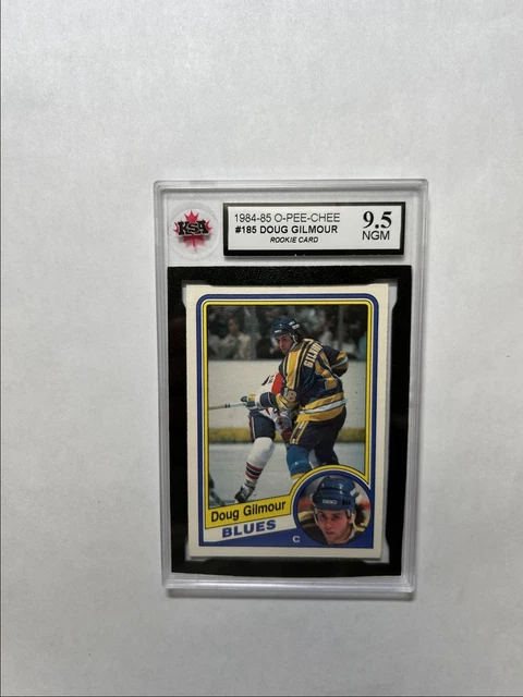 1984-85 O-PEE-CHEE DOUG Gilmour Rookie KSA 9.5 (P.P.) #185 $62.55 ...