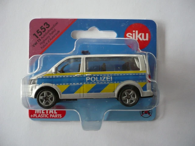 SIKU 1553 VW T 5 Autobahnpolizei "SUPER SERIE" NEU OVP-- EUR 6,00 ...