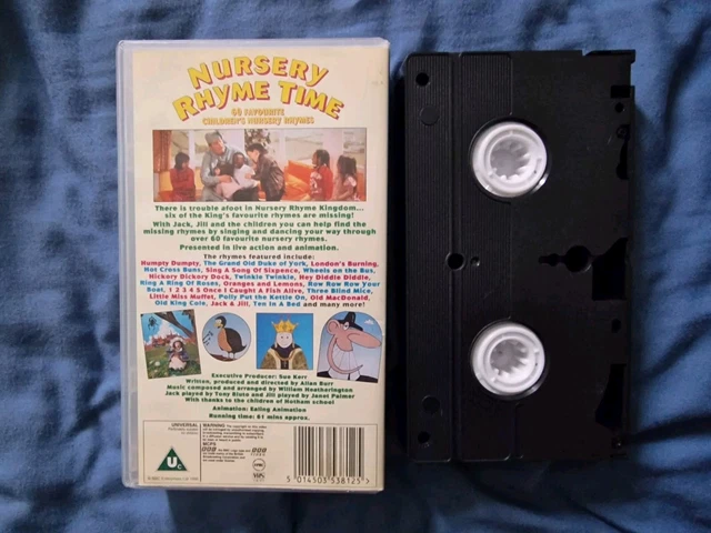 BBC NURSERY RHYME Time VHS VIDEO £24.99 - PicClick UK