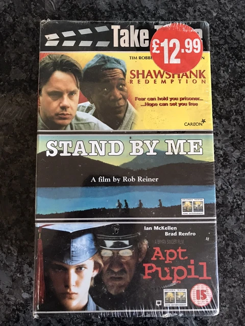 TAKE THREE CINEMA Club VHS Shawshank Redemption Stand By Me Apt Pupil £ ...