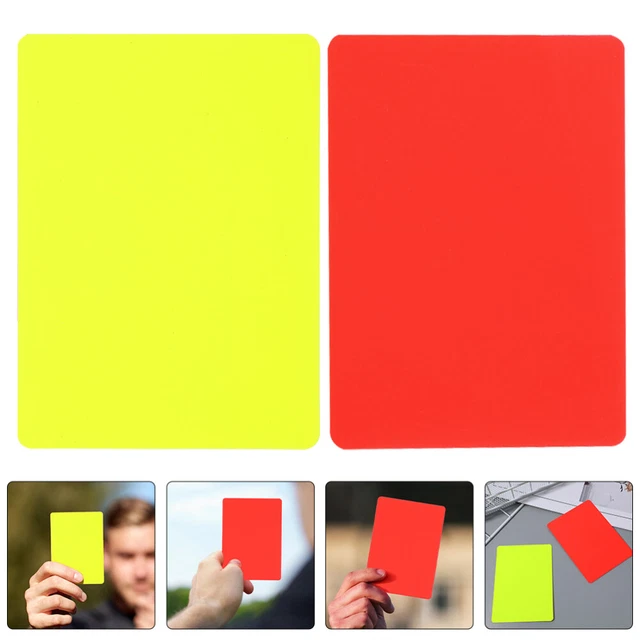 12 PCS PVC Referee Red Card Basketball Standard Cards £7.59 - PicClick UK