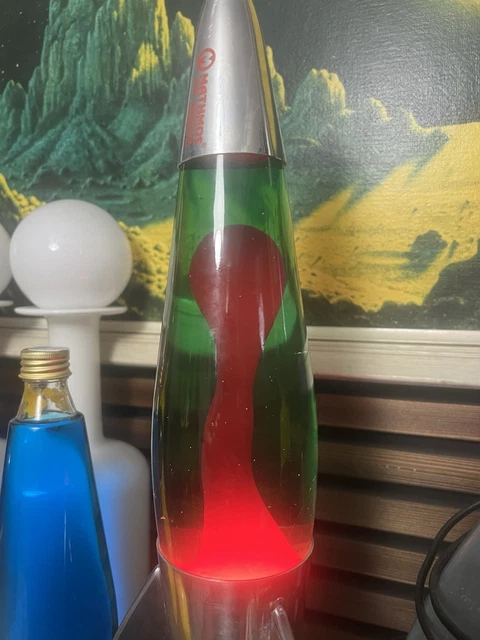 GREEN / RED Mathmos Astro Baby Bottle Lava Lamp Bottle Only Telstar £55 ...